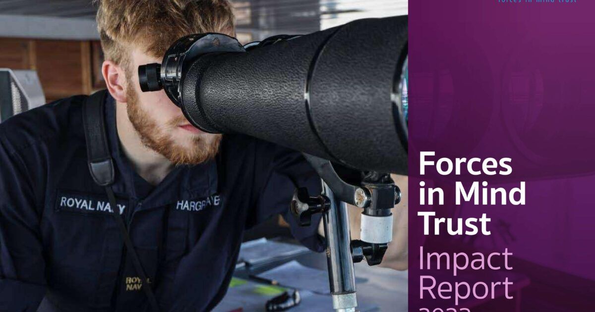 Forces in Mind Trust publishes Impact Report 2023 - Forces in Mind Trust