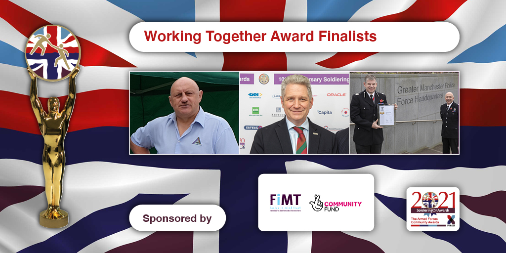 FiMT Working Together Award finalists revealed - Forces in Mind Trust